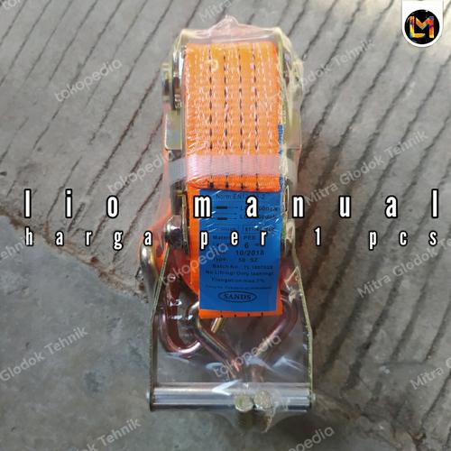 Jual webbing cargo lashing belt 4 ton 2 inch 6 meter Alat pengikat ...