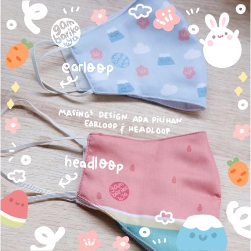 Jual kawaii japanese mask - suika headloop - Kota Padang - Gambarika ya ...