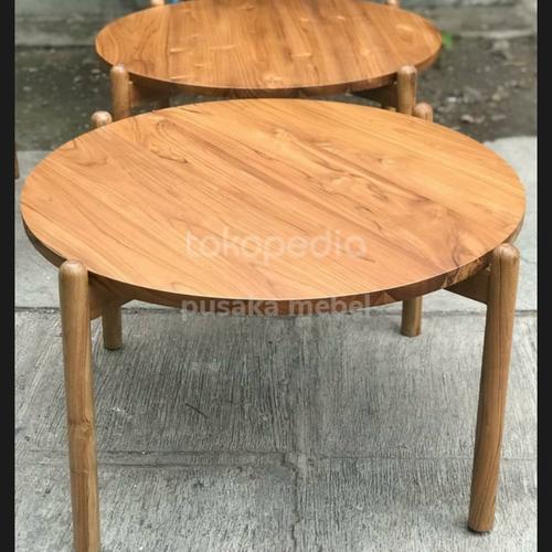 Jual Coffe table Bulat Kayu Jati, Meja caffe bulat Kayu, Meja outdoor ... Jual Coffe table Bulat Kayu Jati, Meja caffe bulat Kayu, Meja outdoor ...