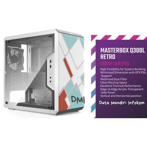 Promo Cooler Master MasterBox Q300L RETRO - Acrylic Transparent Gaming ...