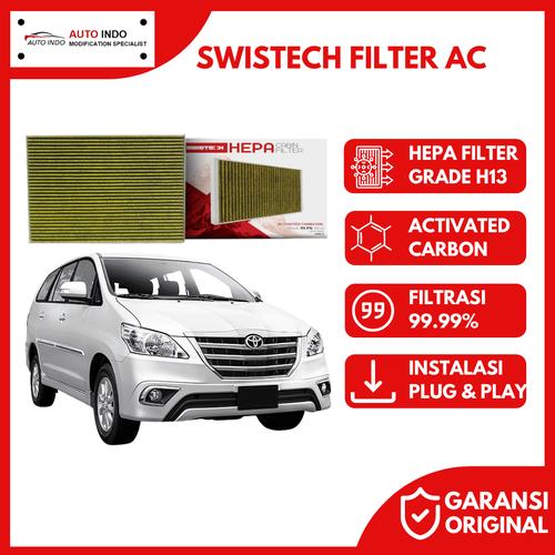 Promo Filter Kabin AC Mobil Toyota Innova 2KD Swistech ST02 HEPA Filter ...