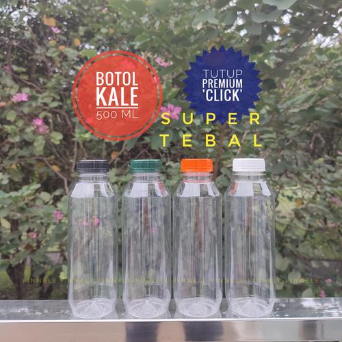 Jual Botol Kale 500 ml Tebal - Botol Plastik 500 ml - Botol Madu Tebal ...