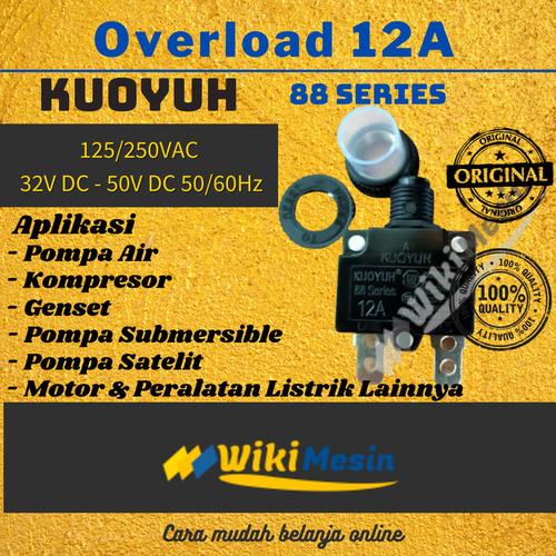 Jual Overload 12A Sekring Pompa Air Sibel Satelit Kuoyuh 88 Series ...