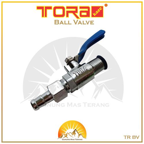 Jual Tora Ball Valve Stop Kran Angin Chrome Finishing 1/4 3/8" In ...
