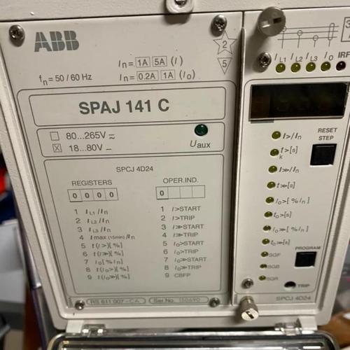 Jual Combined overcurrent and earth-fault relay SPAJ 141C ABB RELAY ...