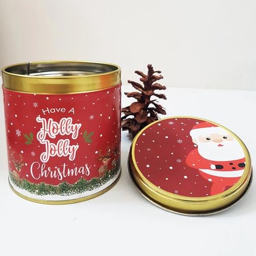 Jual TIN KALENG COOKIES / KALENG NATAL / WADAH KUE KERING 10X10 CM ...