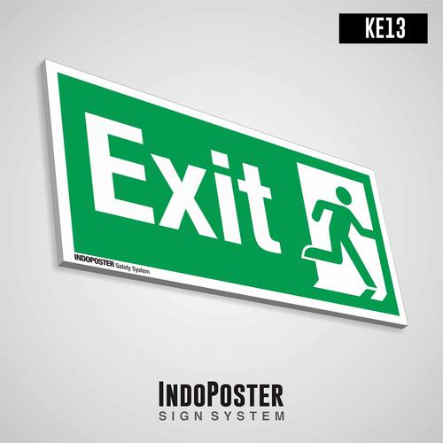 Jual Safety Sign Emergency Rambu K3 PVC Tanda Pintu EXIT - Kab. Bandung ...