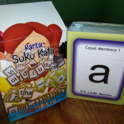 Jual Flashcard Suku Kata - IFE Calistung (30 Jam Lancar Calistung ...