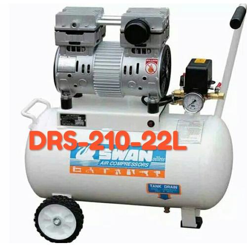 Jual Kompresor Silent Oiless Swan DRS 210 22 L Compressor Dental DRS ...