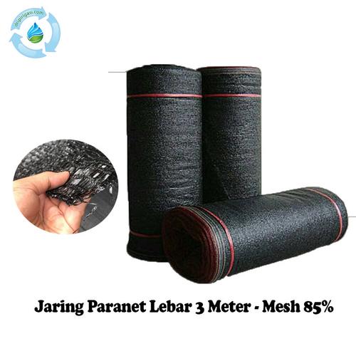 Jual Jaring Paranet Hitam Lebar 3 Meter 85% 1 Roll - Untuk Green House ...