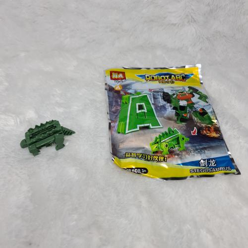 Jual mainan anak lego robot rakitan huruf angka dinosaurus - DINOCORE ...