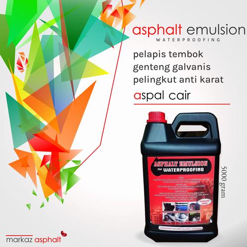 Jual Pelapis bocor aspal cair aspal emulsion for waterproofing 5 kg ...