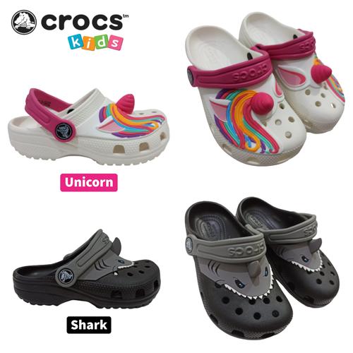 Jual CROCS ANAK FUN LAB 3D / SANDAL ANAK / CROCS UNICORN / CROCS SHARK ...