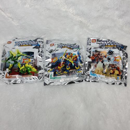 Jual mainan anak lego robot rakitan huruf angka dinosaurus - DINOCORE ...