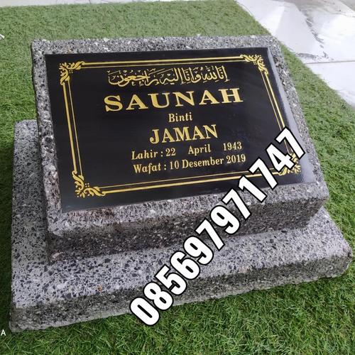Jual Papan Nama Prasasti Batu Nisan Cor Beton WAJIB KURIR GOJEK ...