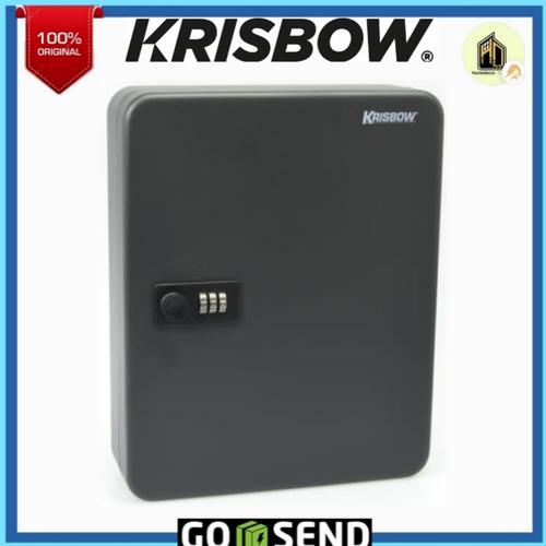 Jual Krisbow Kotak Kunci Berdaya Tampung 57 Kunci - Hitam / key box 57 ...