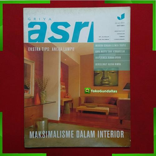 Jual Majalah asri tahun 2005 / Majalah interior,arsitektur rumah,taman ...
