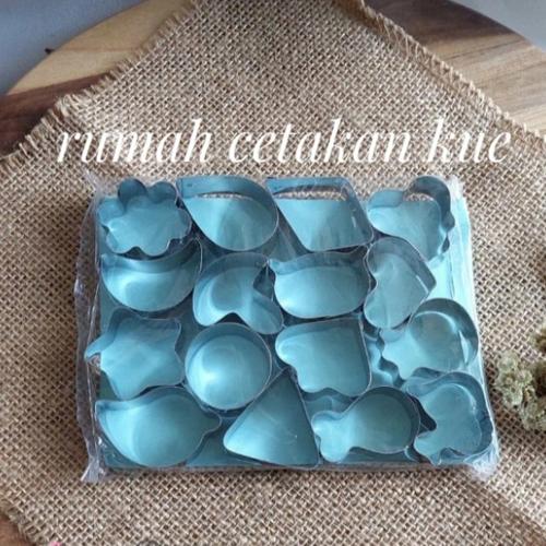 Jual Cetakan kue kering 16 motif/ring cutter/keringan cockie cutter ...