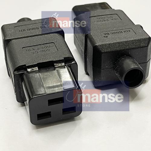 Jual Konektor C19 Female / Socket AC UPS C19 Cewe / C19 AC Power ...