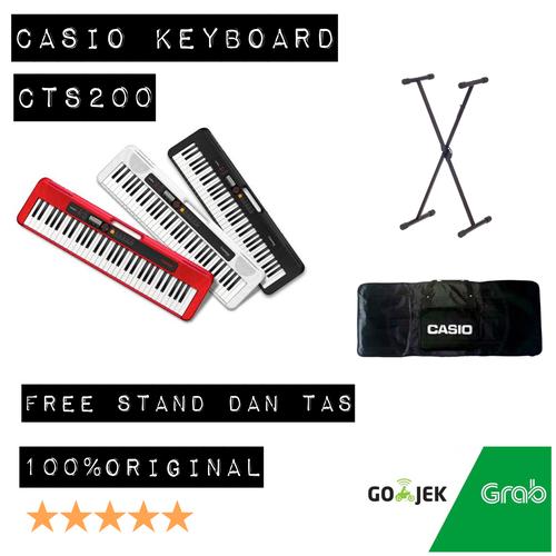 Jual Portable Keyboard Casio CTS 200 / CT-S200 Garansi resmi 1 th ...
