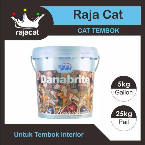 Jual Cat Tembok Interior Danapaint DANABRITE Warna Tinting 5kg - Hitam ...