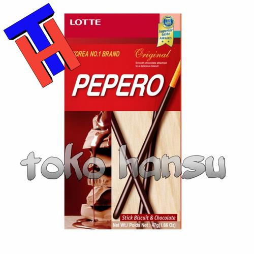 Jual Lotte Pepero Original Stick Biscuit & Chocolate 47gr - Jakarta ...