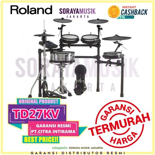 Jual Roland TD27KV V-Drum Set Electric Drum Set - Jakarta Utara ...