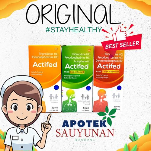 Jual ACTIFED SYRUP 60Ml - Kuning - Kota Bandung - Apotek Sauyunan ...