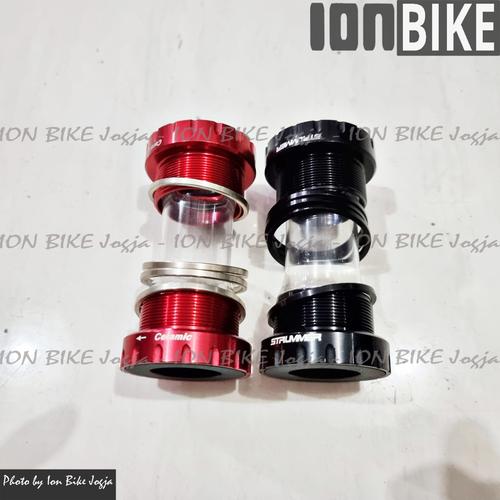 Jual BB Ceramic Strummer Hollowtech 2 HT2 BSA Drat Bottom bracket Sepeda - Red - Kota Yogyakarta ...