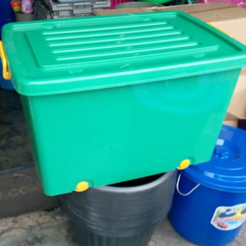 Jual Box Container 30 Liter Roda Warna Spark Kualitas Shinpo Ezy ...