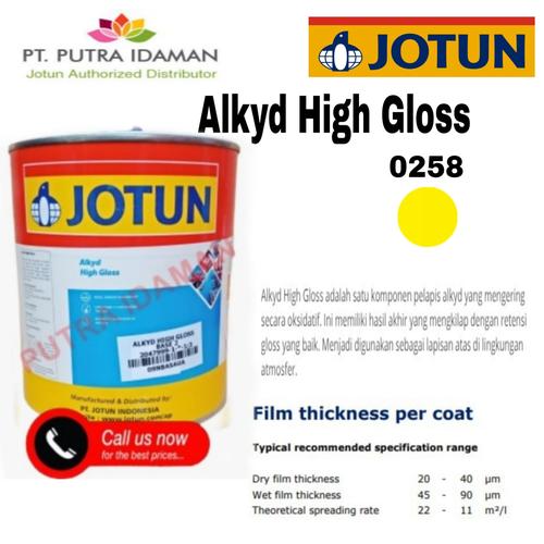Jual JOTUN CAT ALKYD / ALKYD HIGH GLOSS 5 LITER / RAL 0258 YELLOW ...