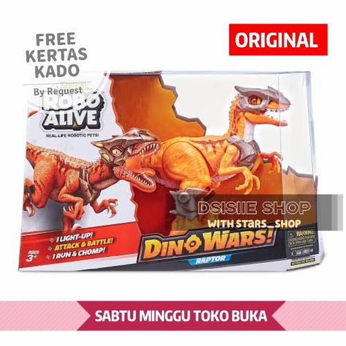 Jual Zuru Robo Alive Dino Wars Raptor Original - Robot Electronic ...