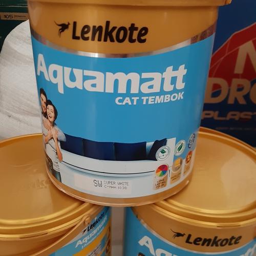 Jual CAT TEMBOK LENKOTE AQUAMATT 5KG SUPER WHITE - 4 - Kota Depok ...