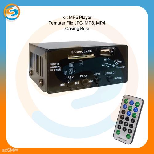Jual box mini usb kit MP5 video player casing besi - tanpa adaptor ...