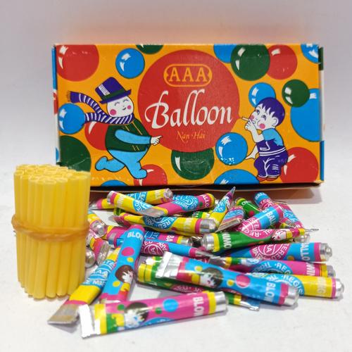 Jual Mainan Balon Tiup Jadul 32s / Balon Tiup Jadul Box 32s / Balon ...