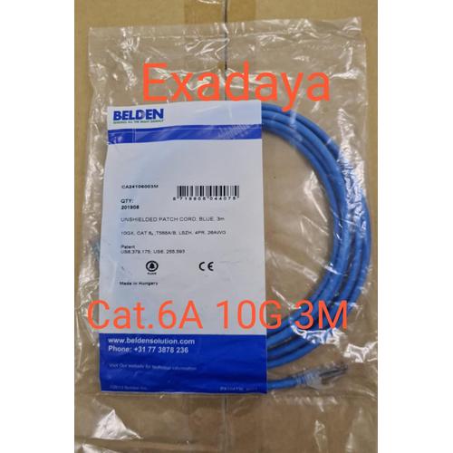 Jual Belden Patch Cord Cat.6A 10G LSZH 3M - 3 Meter - Jakarta Pusat ...