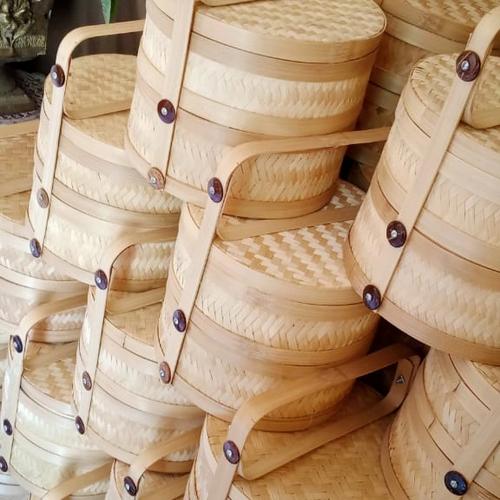 Jual rantang bambu susun 2 DM 20cm - Kab. Tasikmalaya - Raisa cahya ...