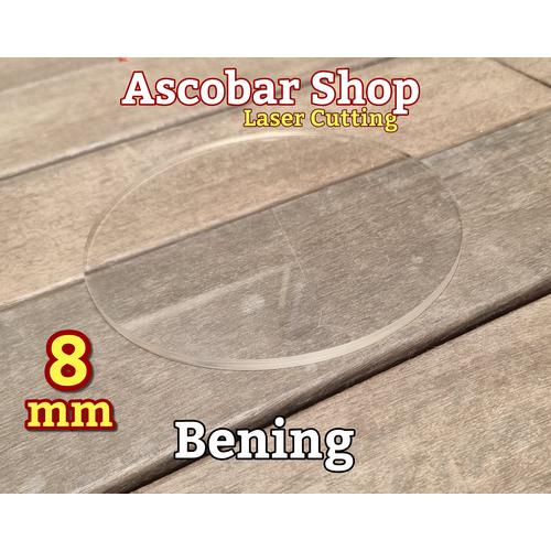 Jual Acrylic Bulat Custom 8mm Bening LaserCut Akrilik Diameter Lembaran - Jakarta Barat ...
