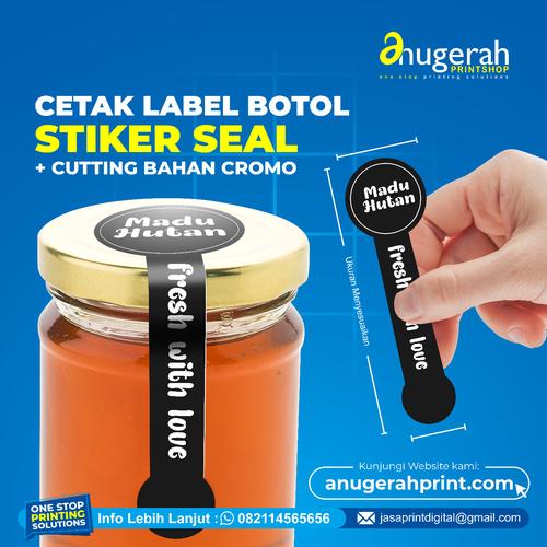Jual Cetak Label Stiker Seal Segel Botol Minuman Penutup Botol Kromo ...