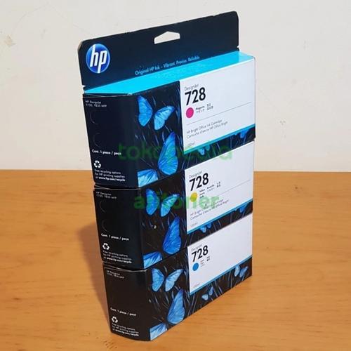 Jual TINTA PLOTTER HP 728 COLOUR 130ML (C,Y,M) - Jakarta Selatan ...