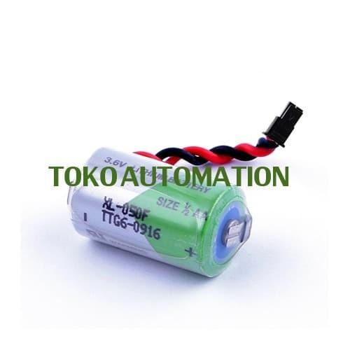 Jual Baterai XL 050F XL-050F XLP-050F 1/2 AA 3.6V Lithium PLC Battery ...