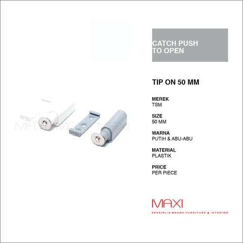 Jual CATCHES PUSH OPEN - TIP ON KECES PENDEK PINTU KABINET - Abu-abu ...