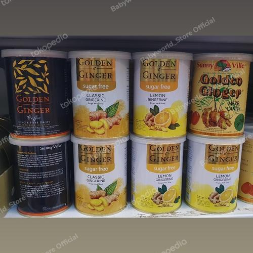 Jual Golden GINGER bon bon permen SUGAR FREE ( ada 4 varian ) - CLASSIC ...