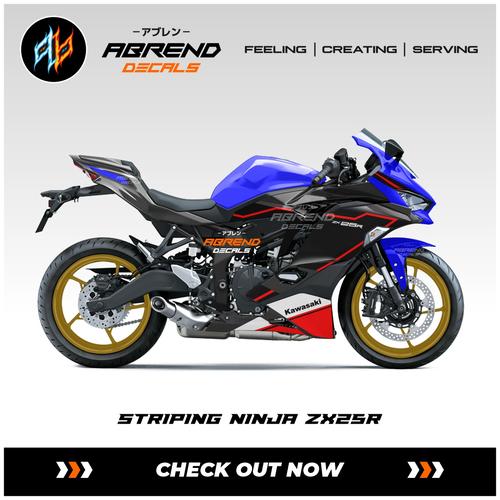 Jual Striping Ninja ZX25R Livery 2020 / Stiker List Variasi Kawasaki ZX ...