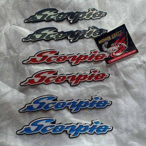 Jual emblem sticker timbul logo Scorpio Steko Scorpio Z - Kota Bekasi ...