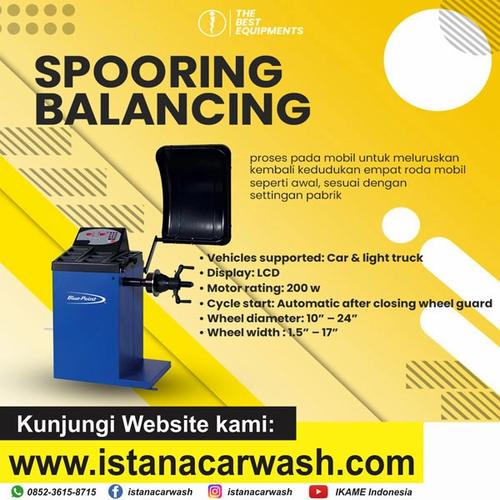 Jual ALAT SPOORING BALANCING RODA MOBIL ISTANACARWASH JAWATIMUR - Kab ...
