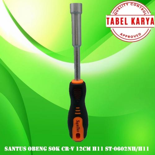 Jual OBENG SOK SHOCK CR-V 12CM H11 SANTUS ST-0602NH/H11 ST-0602NH 11MM ...