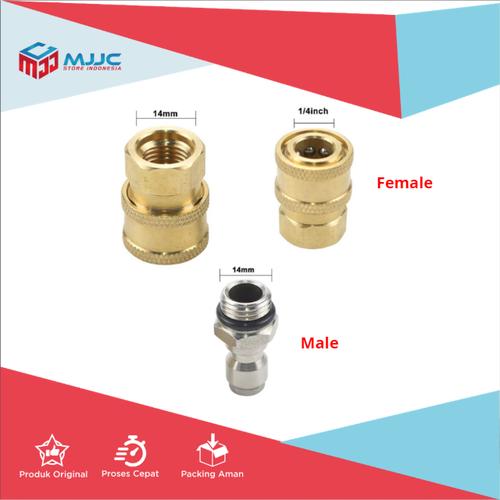 Jual 1/4" Inch Quick Connect Thread to 1/4 inch Female NPT Thread ...