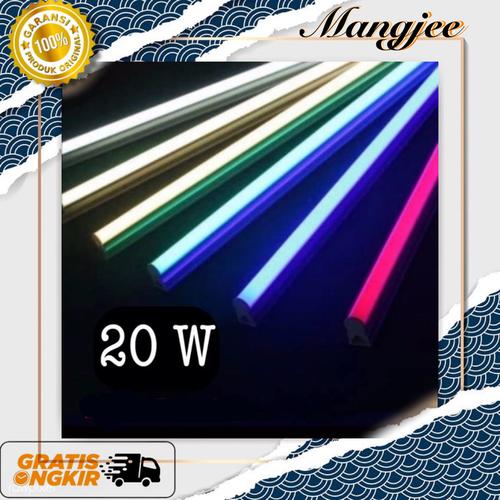 Jual LAMPU TL NEON T5 LED 18W 120CM TUBE WARNA WARNI MODEL KOTAK - T5 20W PUTIH - Kota Surabaya ...