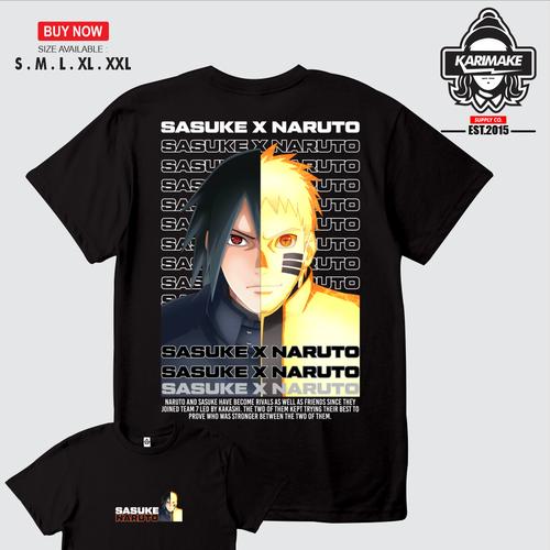 Jual Kaos Baju Anime NARUTO SASUKE PARTNER BORUTO Kaos Anime Jepang ...